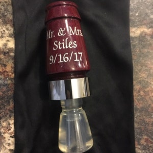 Arkansas Razorback Acrylic Duck Call wedding grooms birthday