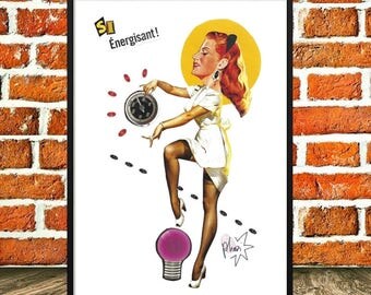 Pinup poster | Etsy