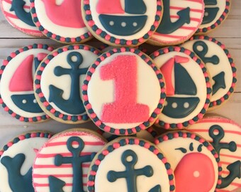 Anchor cookies | Etsy