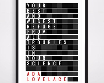 Computer Geek Wall Art Poster Set of 4 No.1 Computer Room