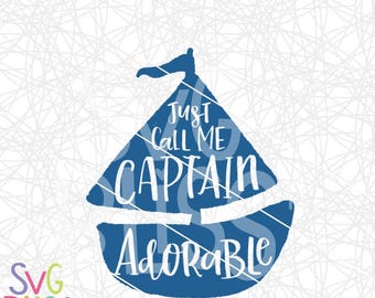Boat captain svg | Etsy