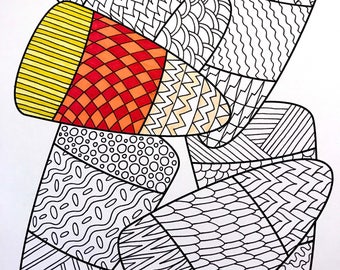 Elephant Extreme Dot to Dot PDF Activity and Coloring Page