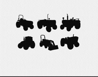 Tractor stencil | Etsy