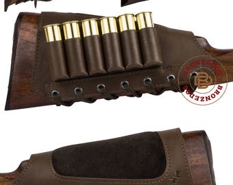 Leather buttstock | Etsy