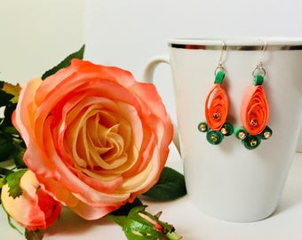 Quilling jewelry | Etsy