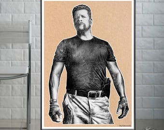 The Walking Dead Abraham Quotes Cross Stitch PDF Pattern
