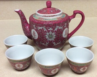 Chinese tea set | Etsy
