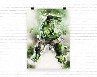 Hulk poster | Etsy