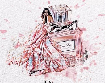 Miss dior perfume | Etsy