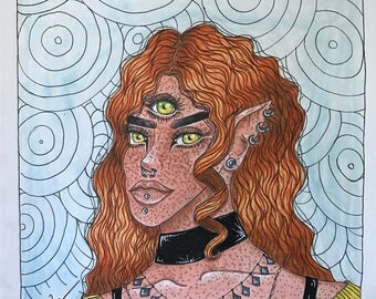 Boy Elf and Girl Elf Puppet Art Project Color Your Own and