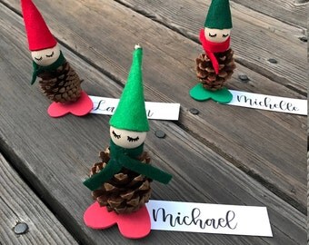 Pinecone elf | Etsy