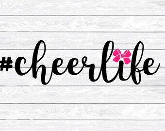 Cheer life svg | Etsy