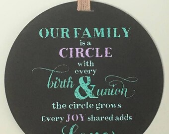 Our family circle | Etsy