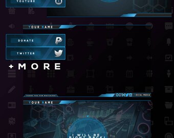 Twitch overlay | Etsy