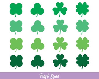Clover clipart | Etsy