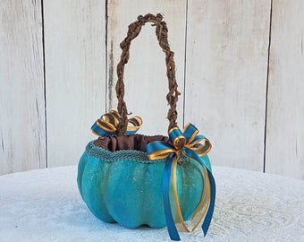 Turquoise pumpkin | Etsy