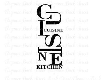 Kitchen sign svg | Etsy