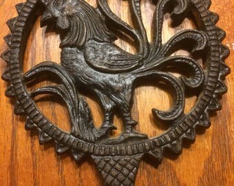 Rooster trivet | Etsy