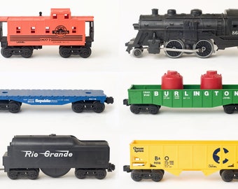 Vintage toy train | Etsy