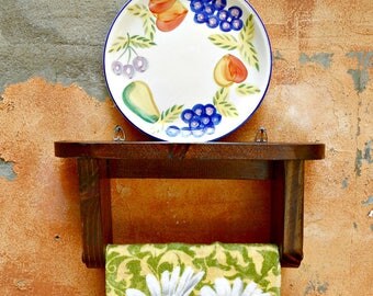 Wooden plate rack | Etsy