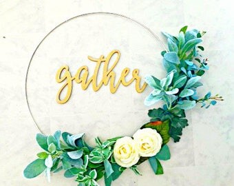 Modern wreath | Etsy