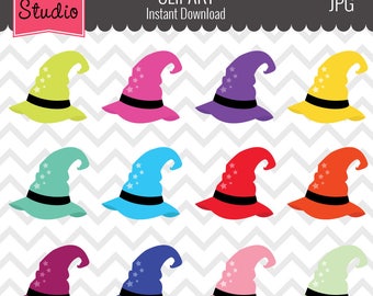 Witch hat clip art | Etsy