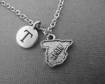 Spain Necklace Spain Jewelry Spain Gift