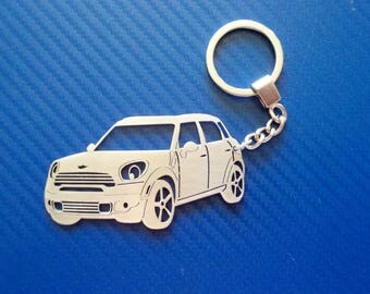 Mini cooper keychain | Etsy