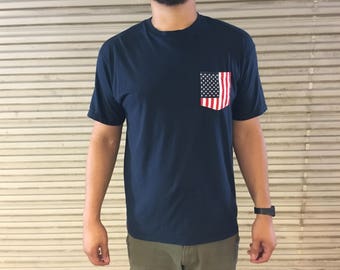 American flag pocket | Etsy