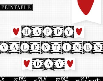 Valentine bunting | Etsy