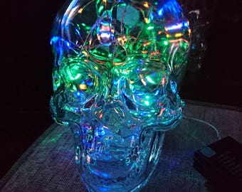Skull lamp | Etsy