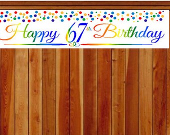 67th birthday | Etsy