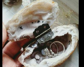 Geode ring box | Etsy