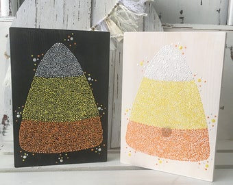 Candy corn sign | Etsy