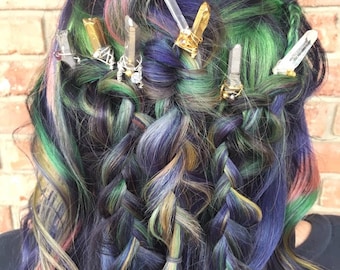 Crystal hair pins | Etsy