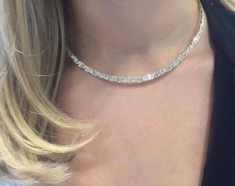 Diamond choker | Etsy