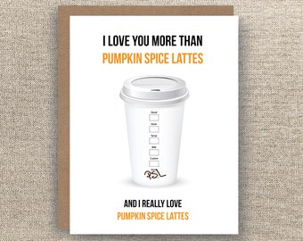 Pumpkin spice latte | Etsy