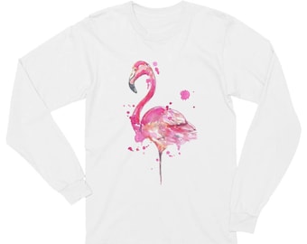 Flamingo sweater | Etsy
