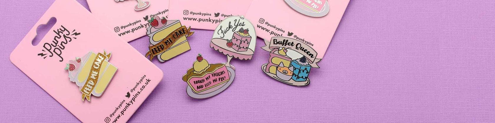 Awesome pins patches and stickers by Punkypins on Etsy