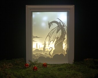 Laser cut light box | Etsy