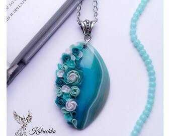 Polymer clay jewelry | Etsy