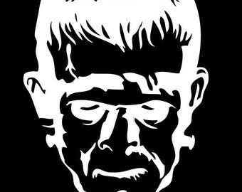 Frankenstein decal | Etsy