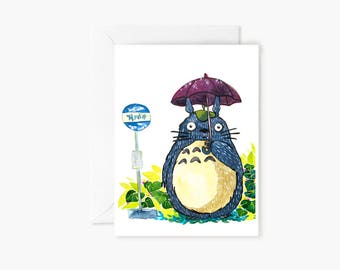 Totoro card | Etsy