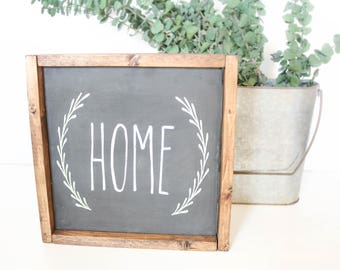 Rustic home sign | Etsy