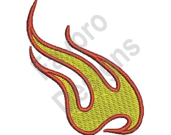 Flame embroidery | Etsy