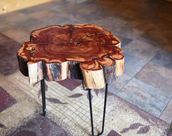 Cedar end table | Etsy