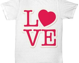 Love tshirt | Etsy