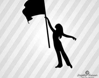 Color guard flag | Etsy