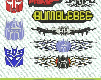 Transformer embroidery design | Etsy