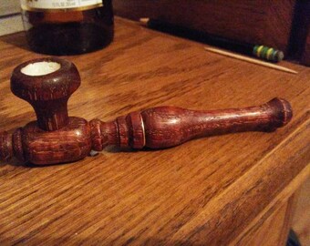 Wood turned pipe | Etsy